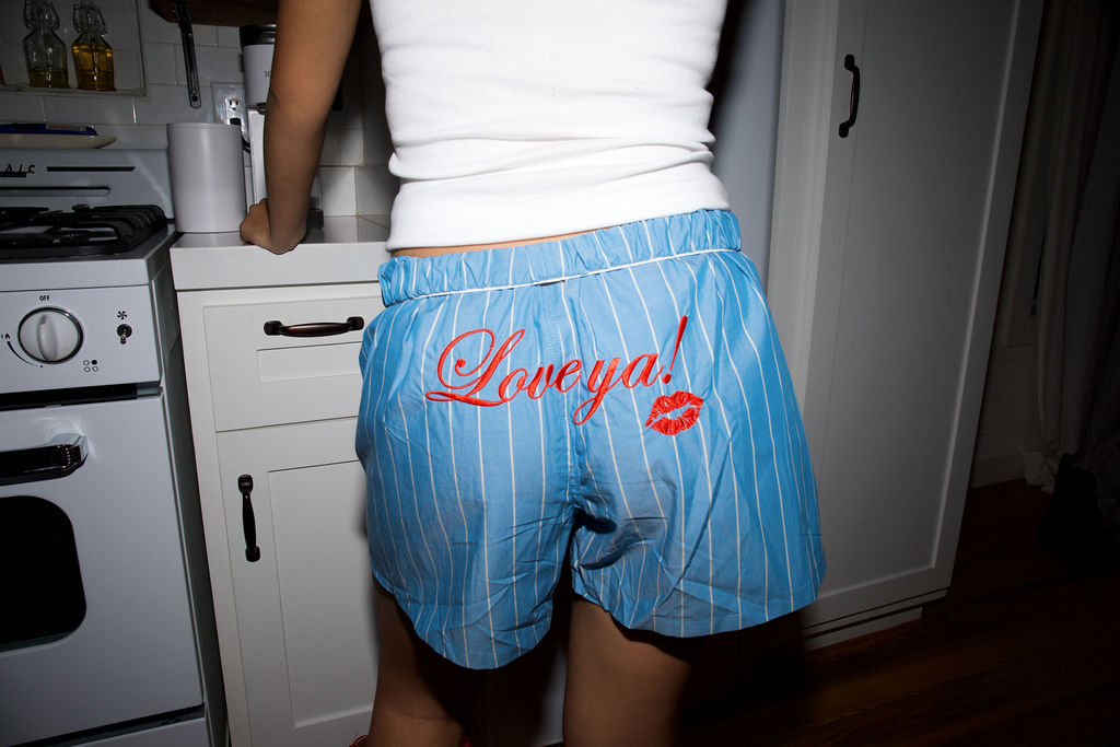 Custom Boxers- Mid Blue/ Natural – JZD