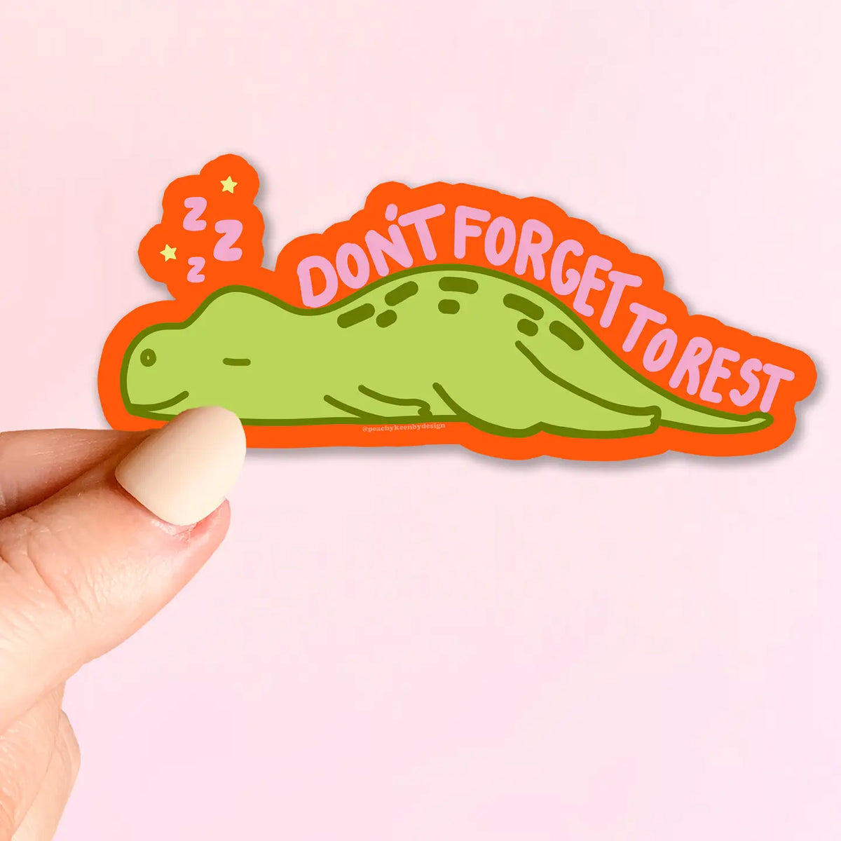 Don't Forget to Rest Sticker – JZD